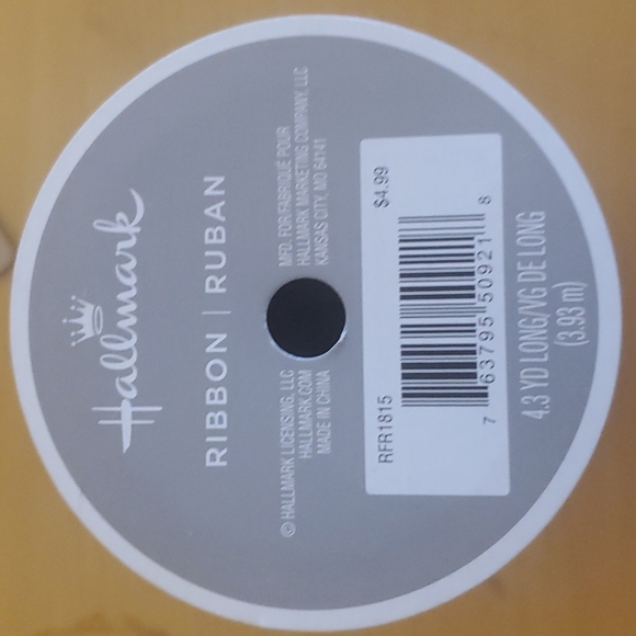Hallmark | Other | Hallmark Ribbon Ruban Quality 3 43 Yard Per | Poshmark